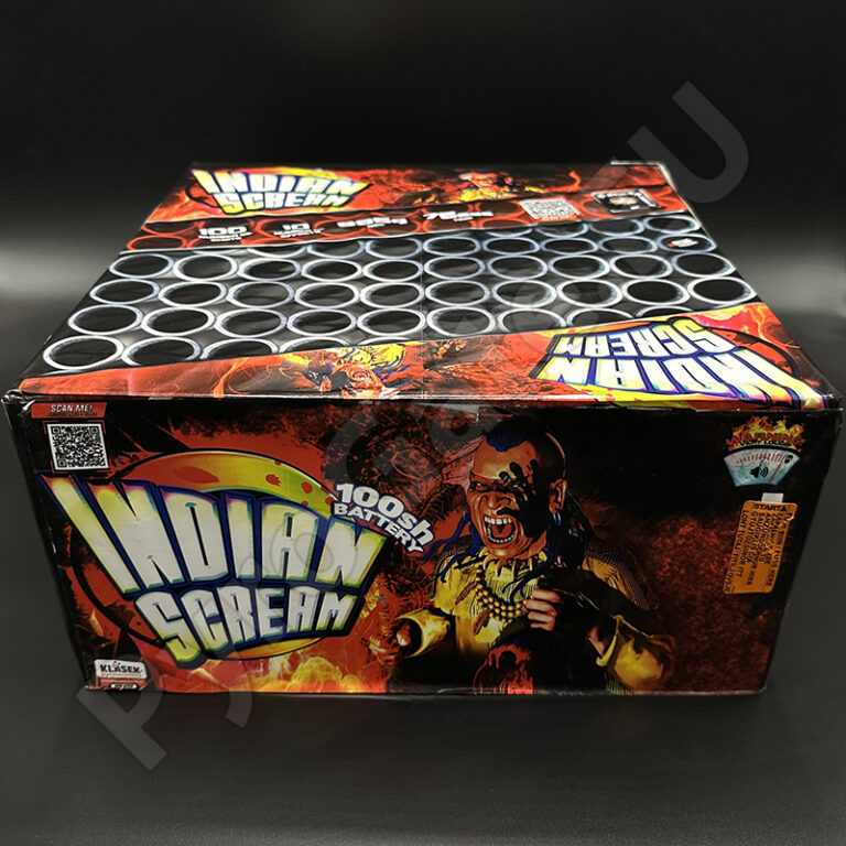 100 shots - Indian scream - FULL BOX (2 pcs.) WITHOUT VAT - PyroGate.EU